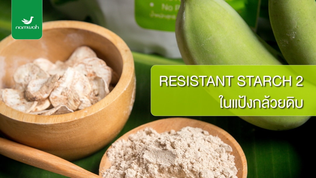 Resistant Starch 2 (RS2) ในแป้งกล้วยดิบ - namwahpowder.com